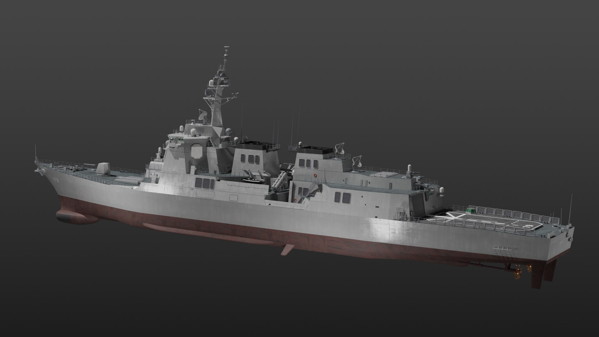 3D JMSDF AEGIS destroyers collection model - TurboSquid 2171843