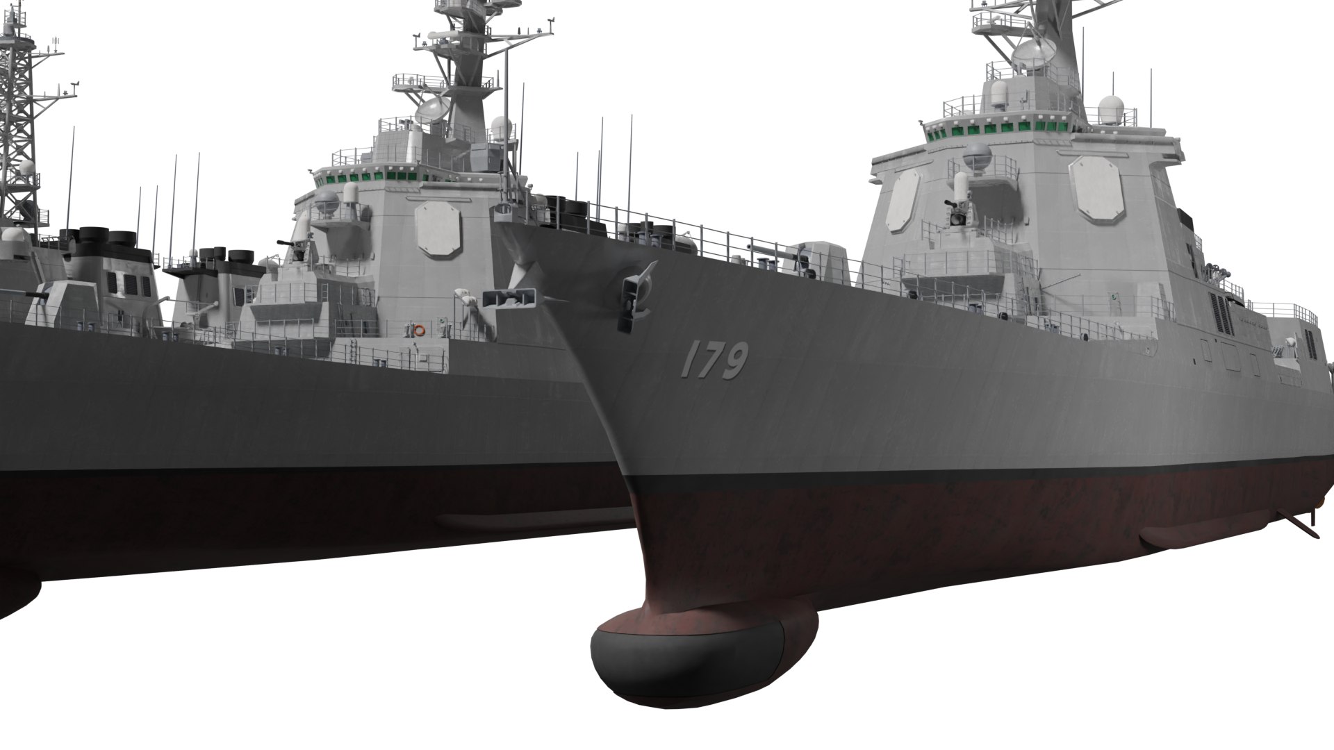 3D JMSDF AEGIS Destroyers Collection Model - TurboSquid 2171843