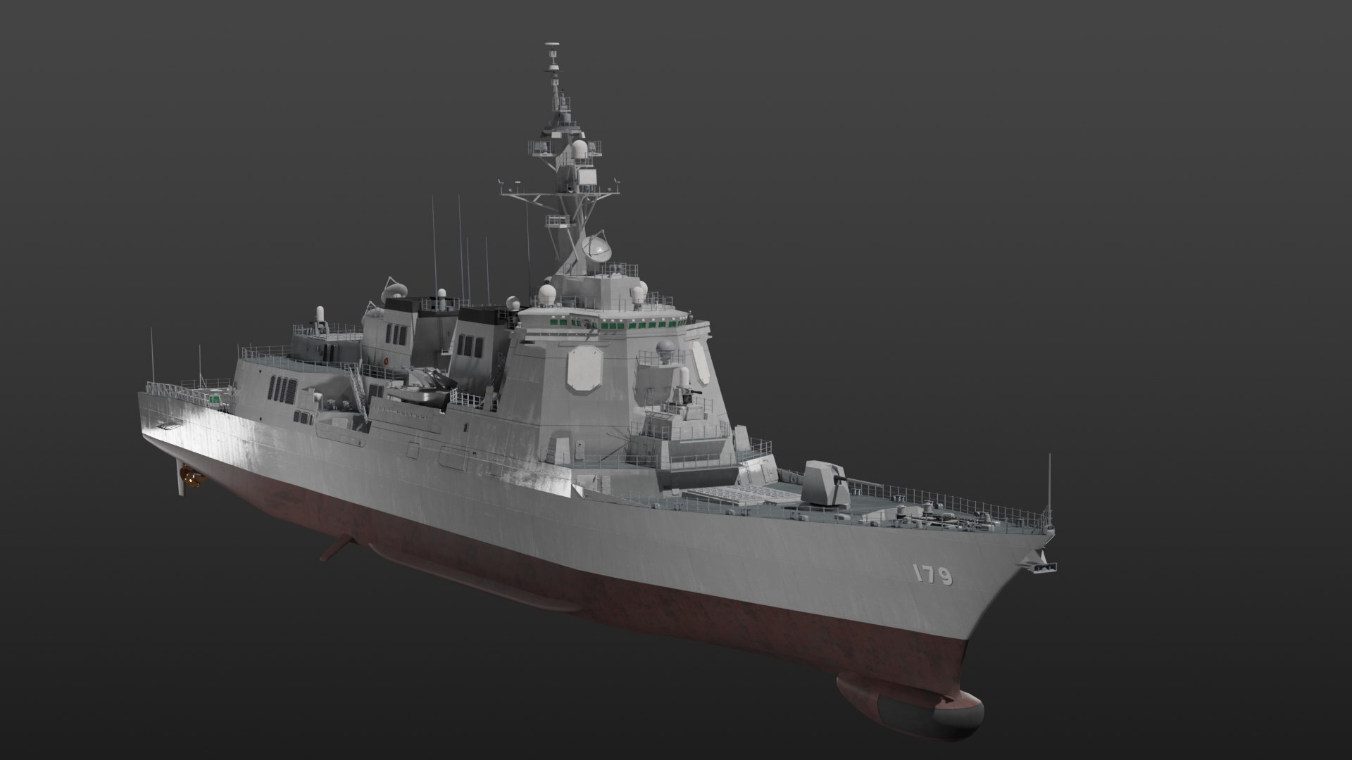 3D JMSDF AEGIS destroyers collection model - TurboSquid 2171843