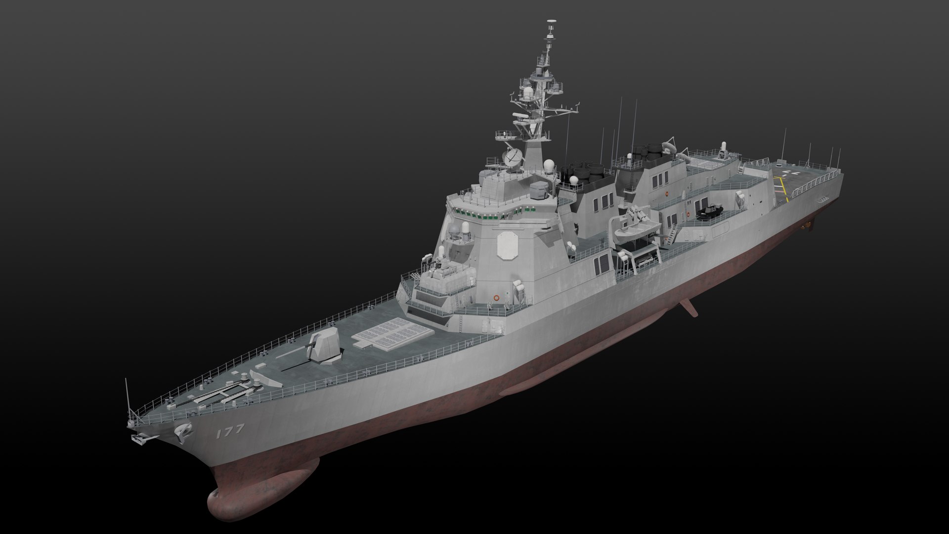 3D JMSDF AEGIS Destroyers Collection Model - TurboSquid 2171843