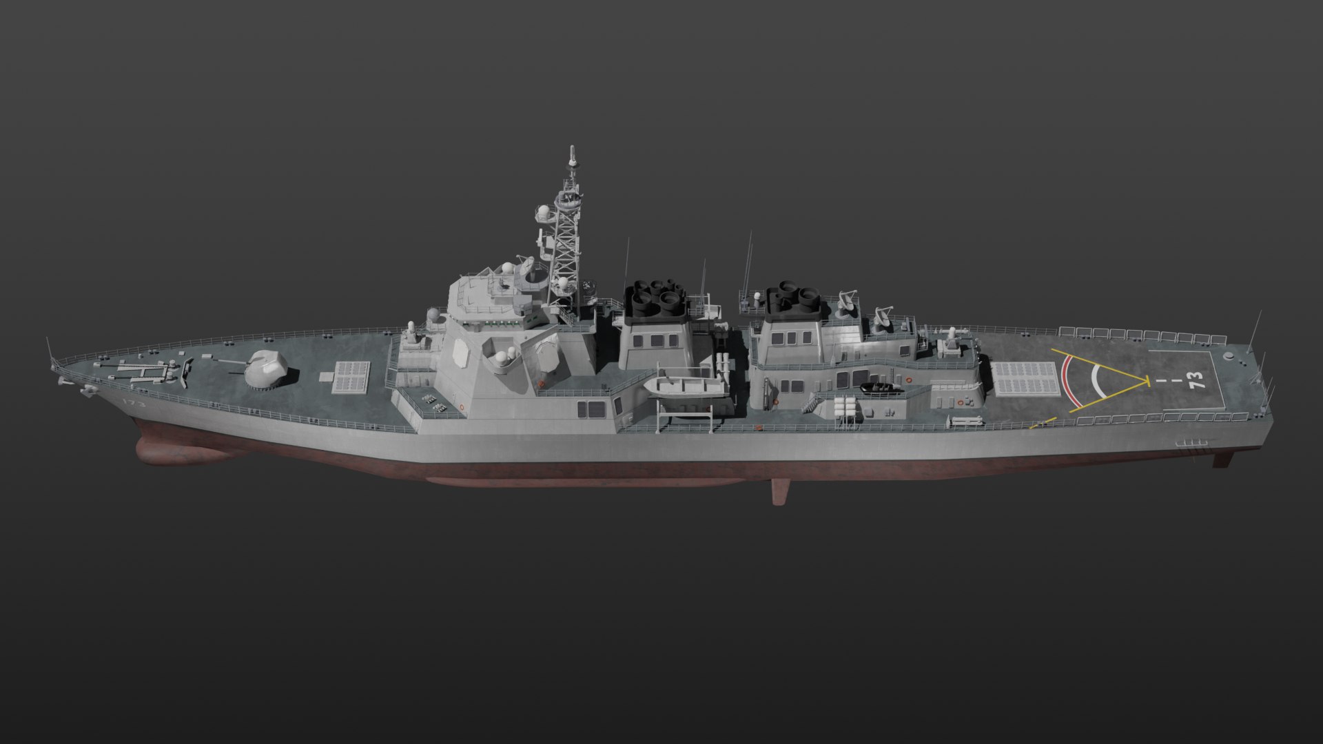 3D JMSDF AEGIS destroyers collection model - TurboSquid 2171843