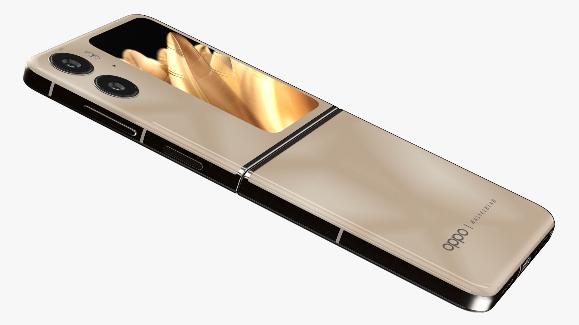 3D OPPO Find N2 Flip Gold - TurboSquid 2009993