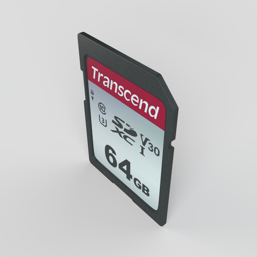 3D Sd Memory Card Model - TurboSquid 1511028