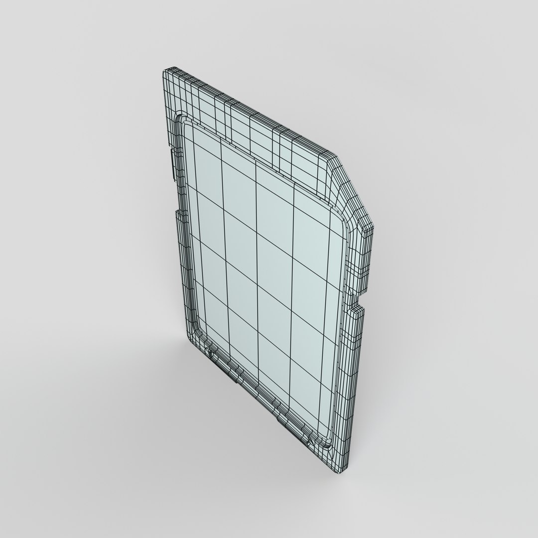 3D Sd Memory Card Model - TurboSquid 1511028