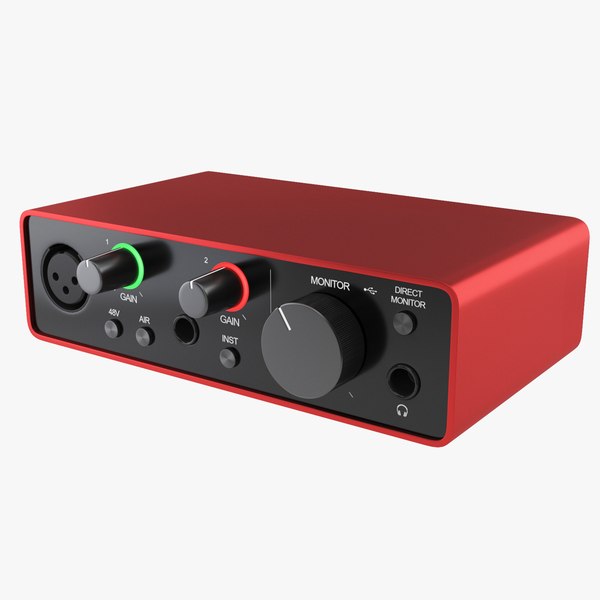 3D amplifier amp stereo - TurboSquid 1697554