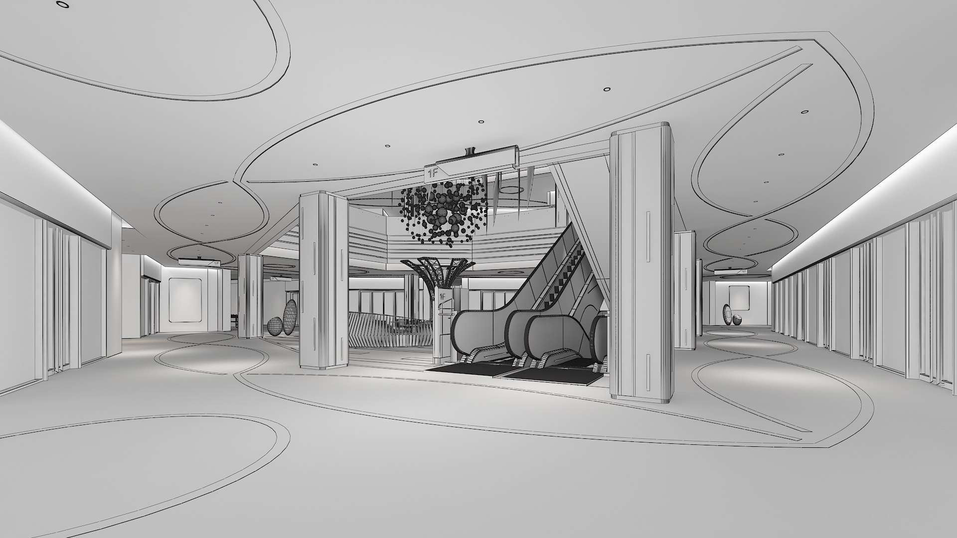 3D Shopping Mall 18 Model - TurboSquid 2095569