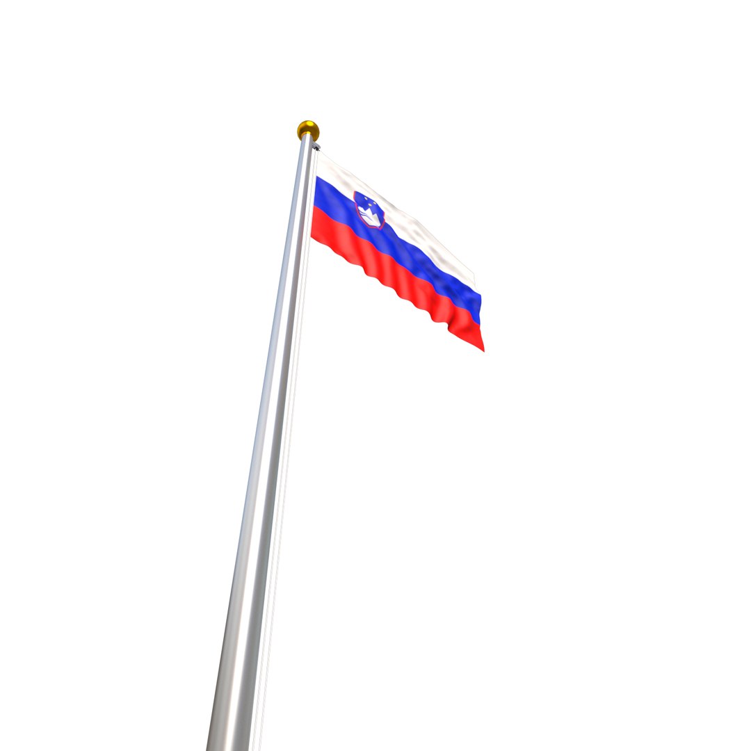 Realistic waving flag 3D model - TurboSquid 1486172