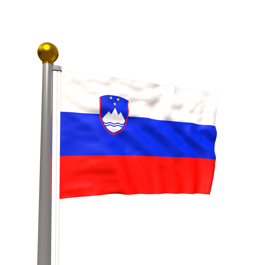 Realistic waving flag 3D model - TurboSquid 1486172