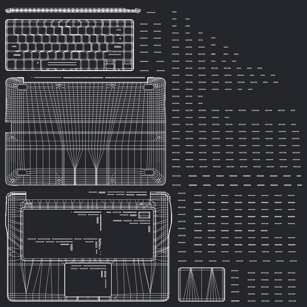3d generic laptop 10