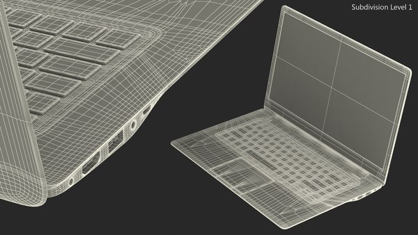 3d generic laptop 10