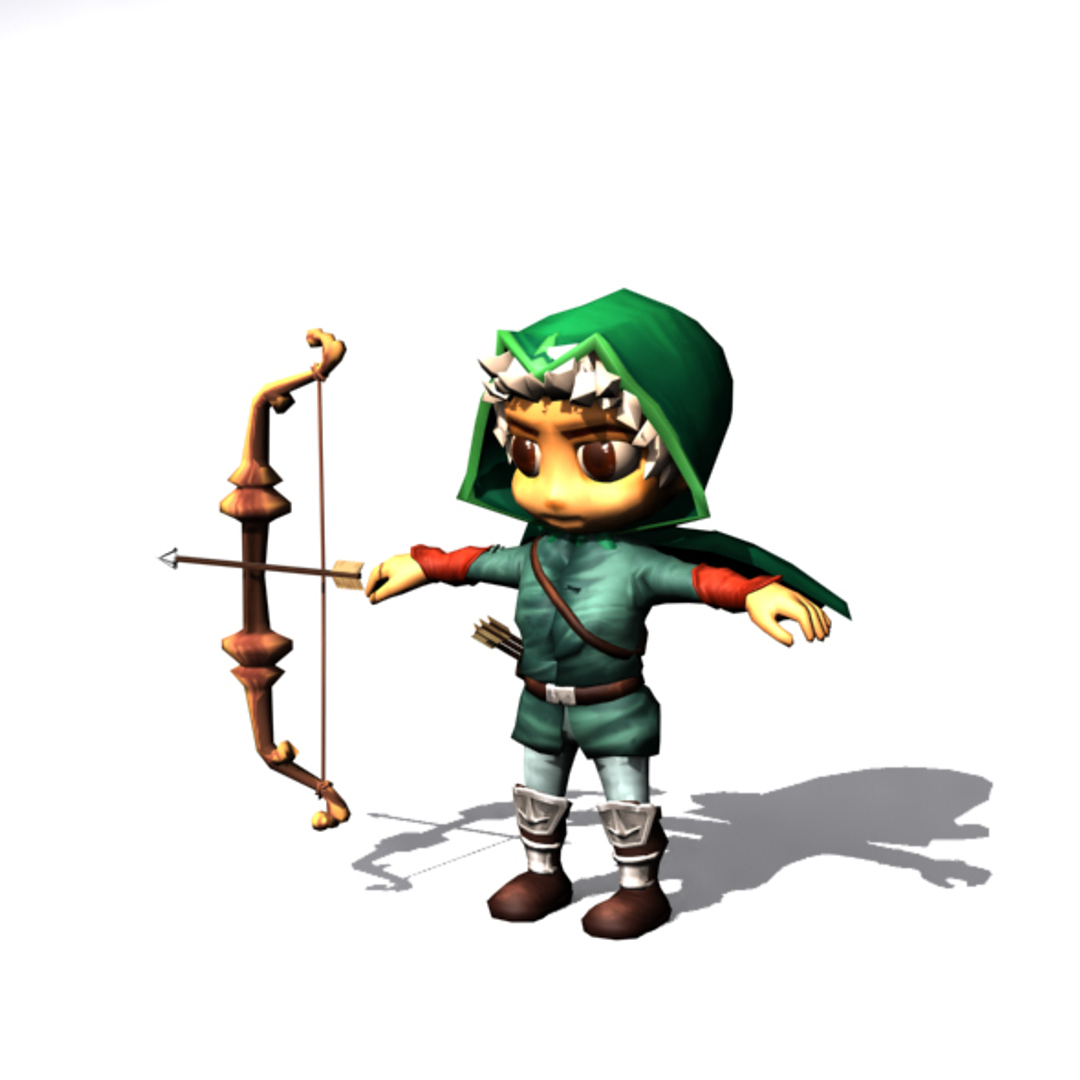 Max Archer Cartoon Rigged