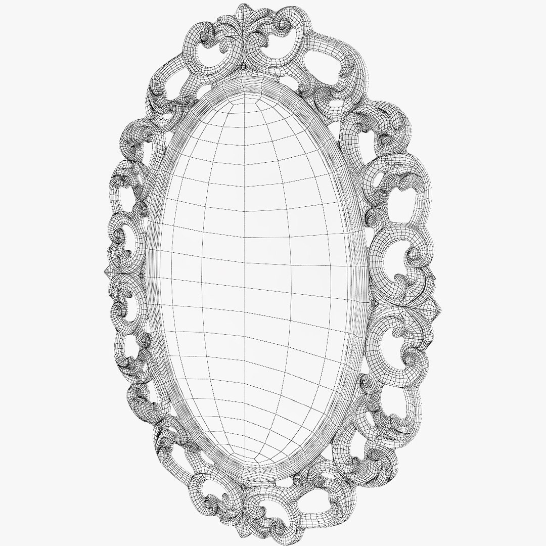 3d photorealistic mirror