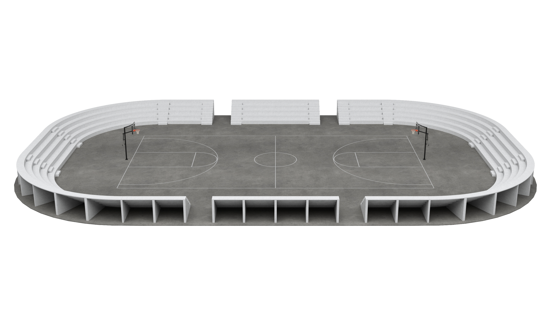 3D Basketball Court - TurboSquid 2323658