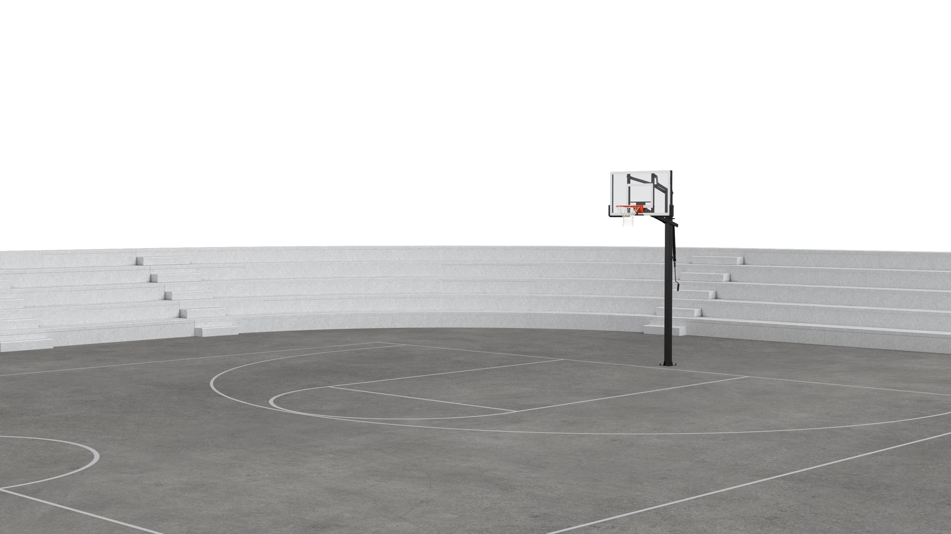 3D Basketball Court - TurboSquid 2323658