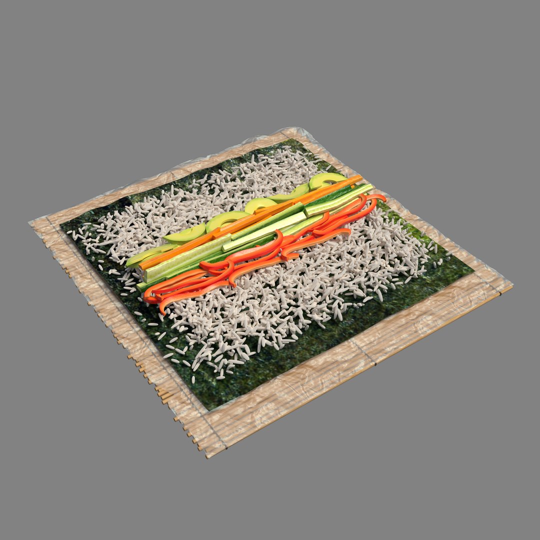 Fish And Veggies Food 3D - TurboSquid 2039024