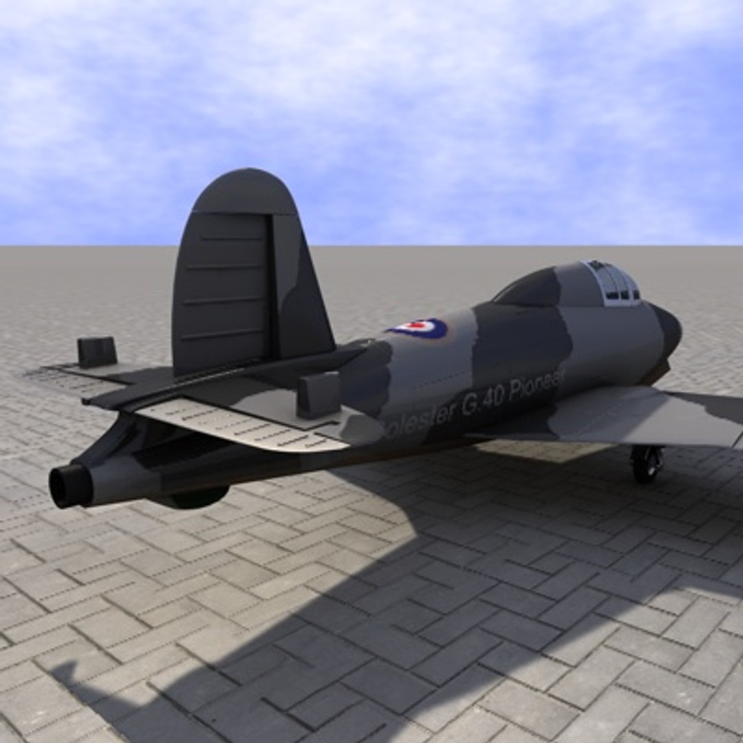3d airplane g-40 model