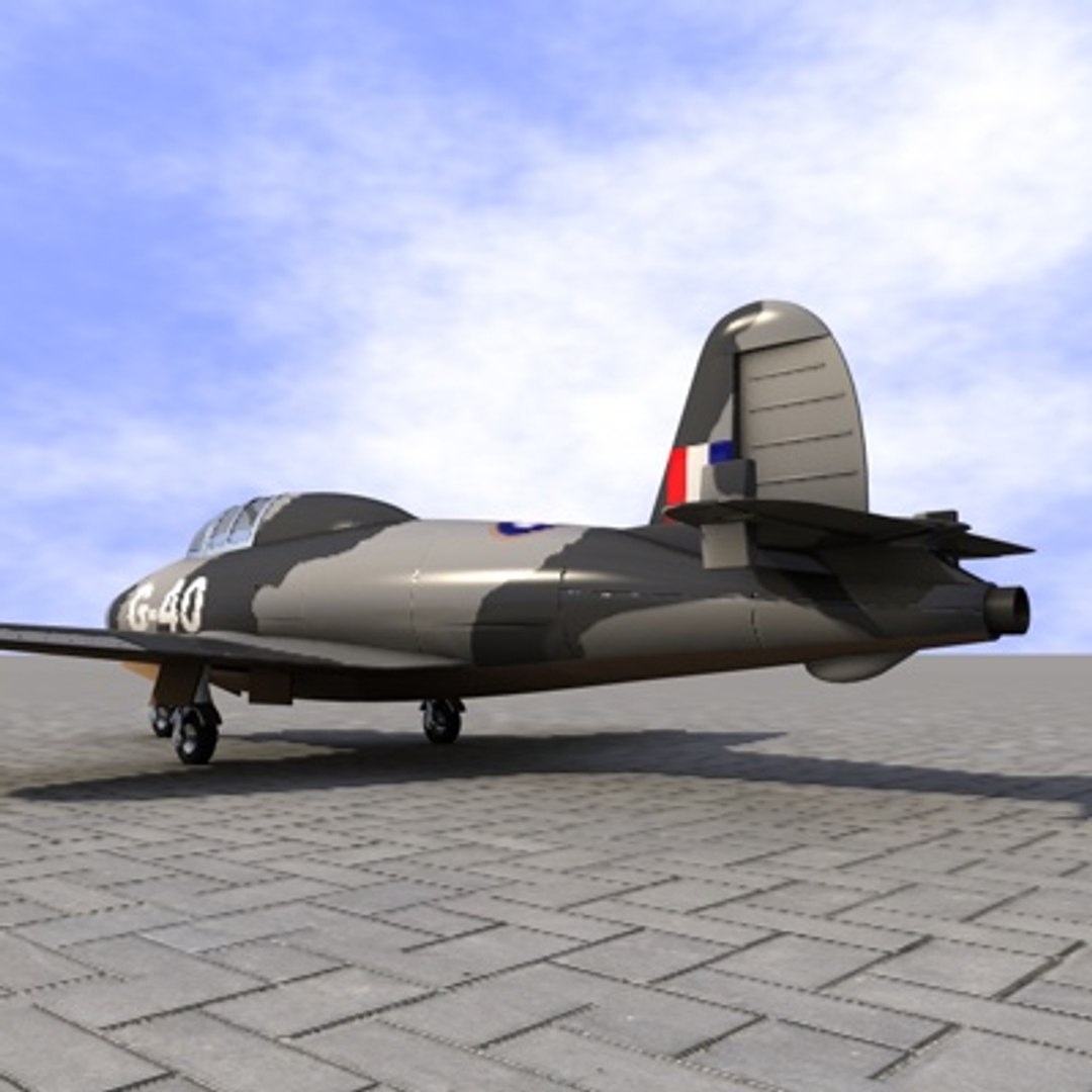 3d airplane g-40 model