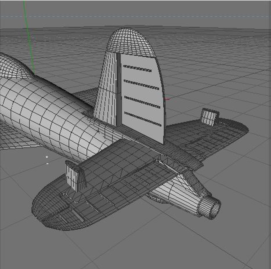 3d airplane g-40 model