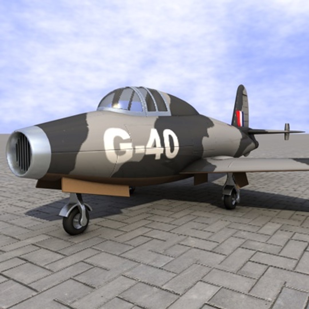 3d airplane g-40 model