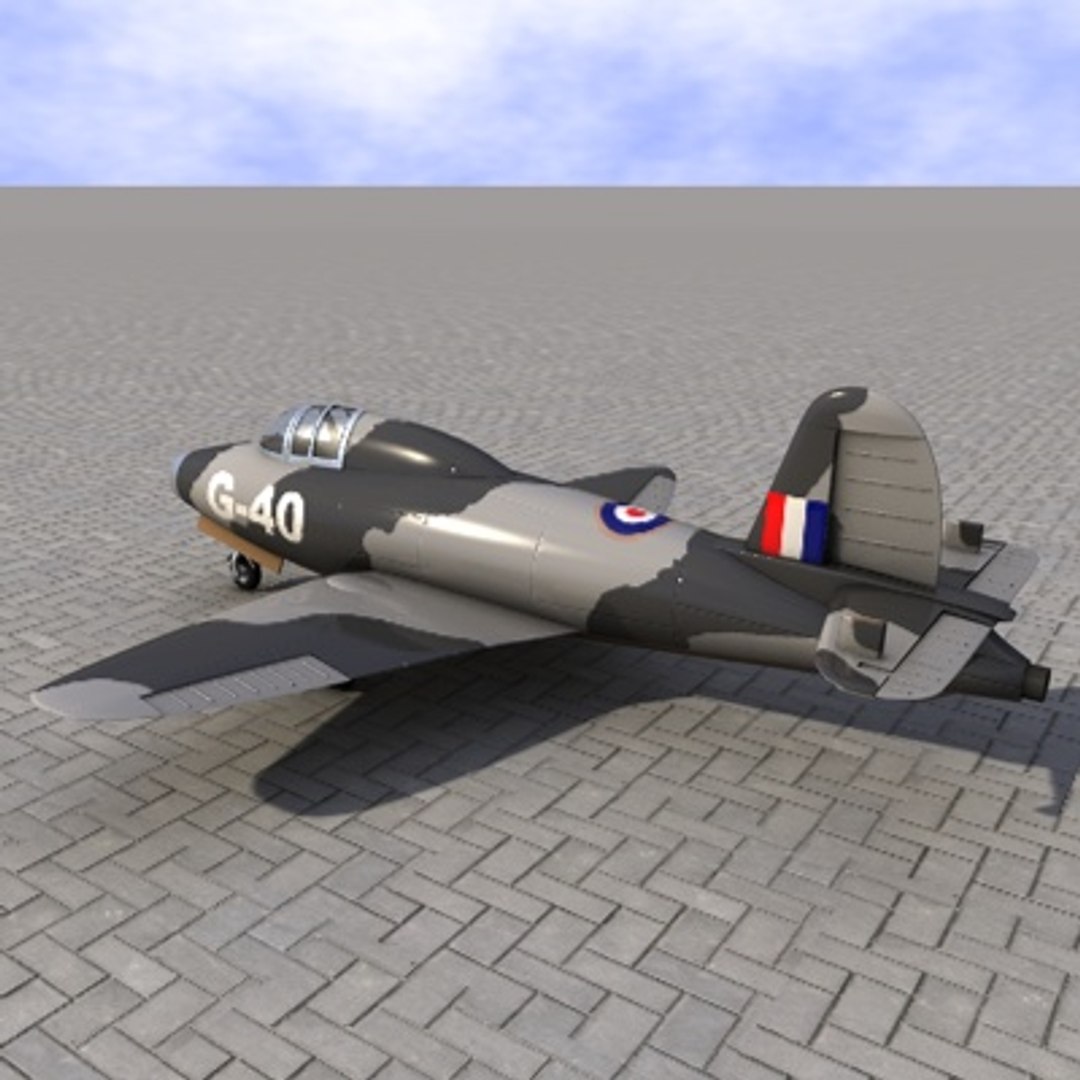 3d airplane g-40 model