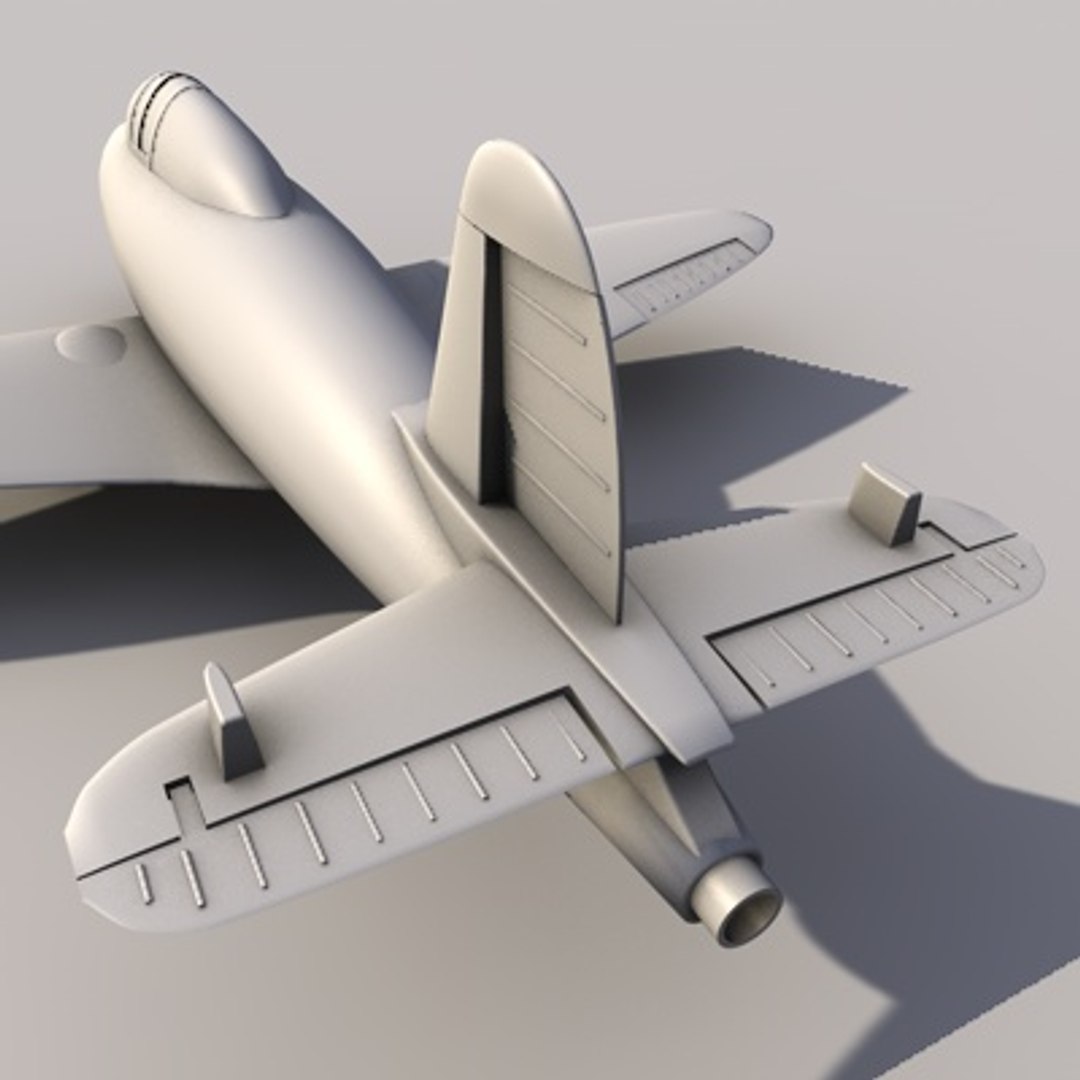 3d airplane g-40 model