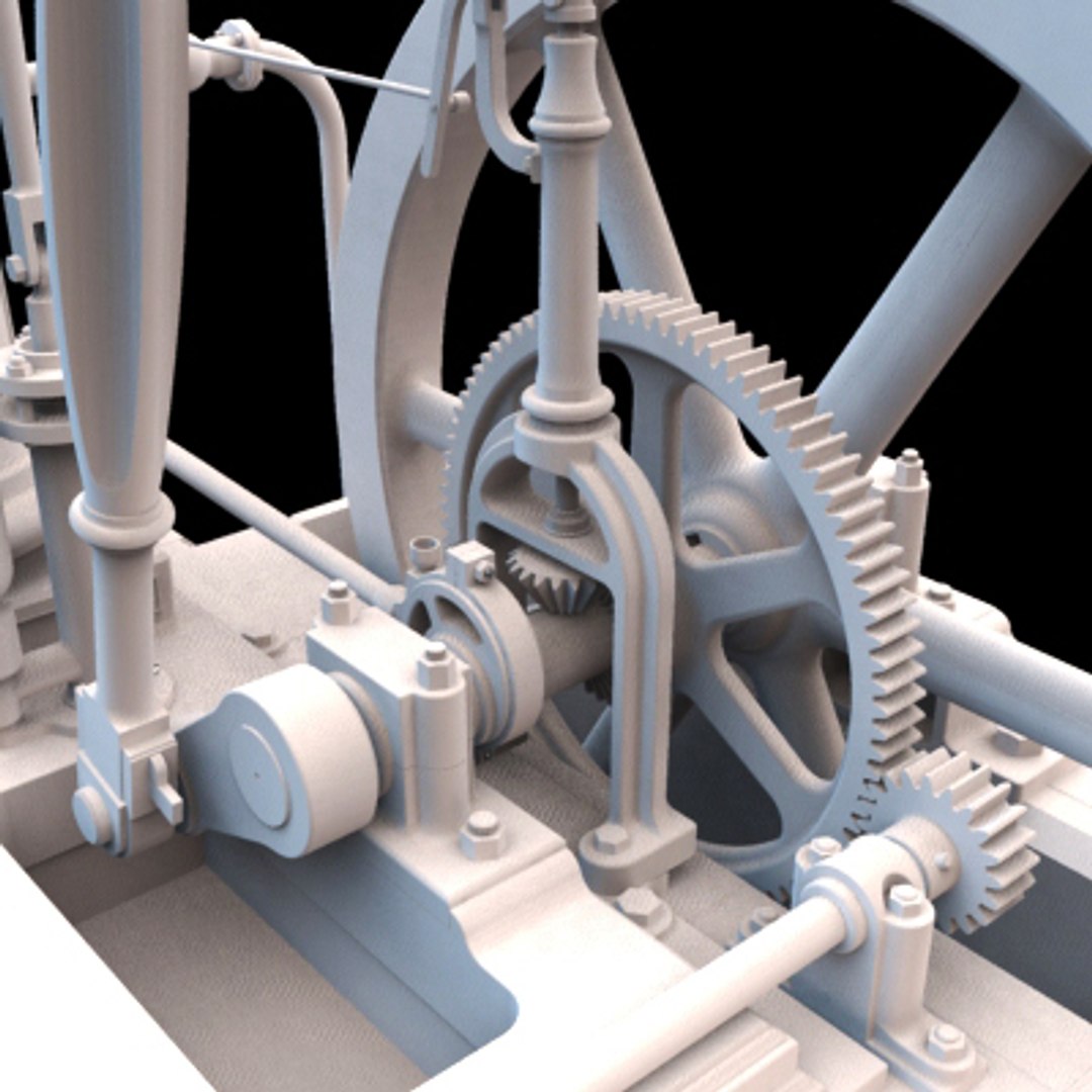 Column Beam Steam Engineer 3d Model