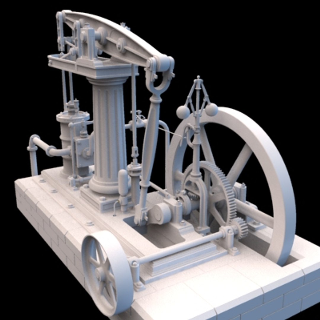 Column Beam Steam Engineer 3d Model