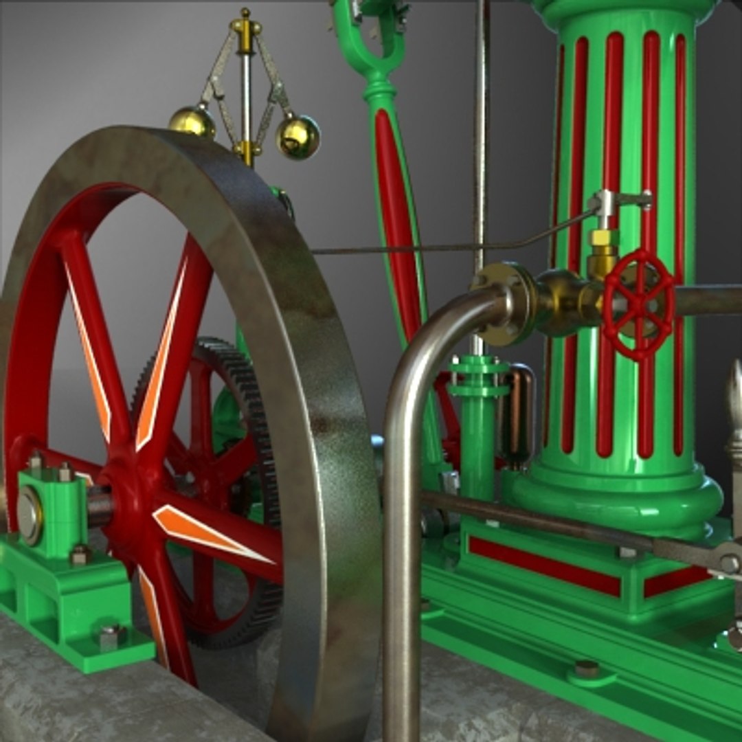 Column Beam Steam Engineer 3d Model