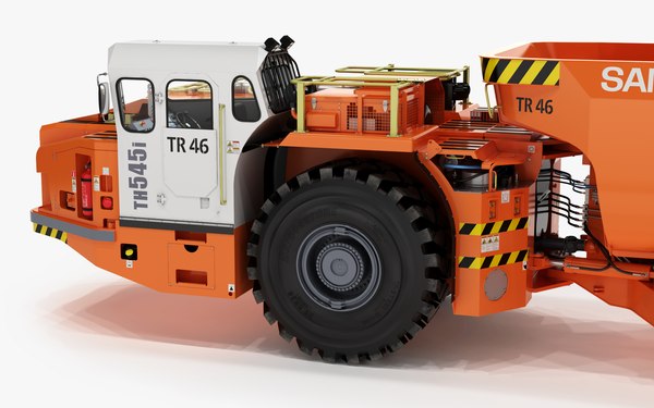 3D модель Sandvik TH545i Подземный самосвал с шарнирно-сочлененной ...