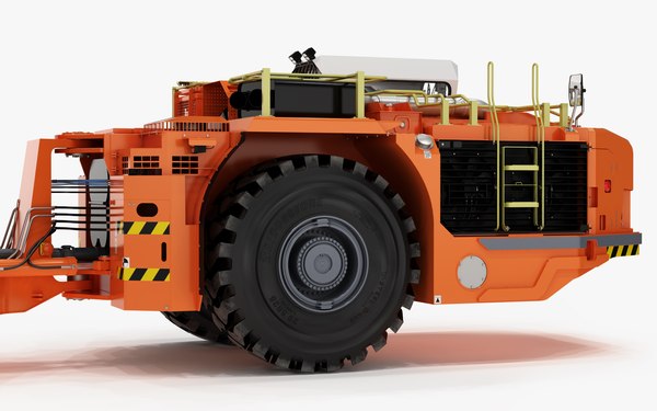 3D модель Sandvik TH545i Подземный самосвал с шарнирно-сочлененной рамой - TurboSquid 1640397