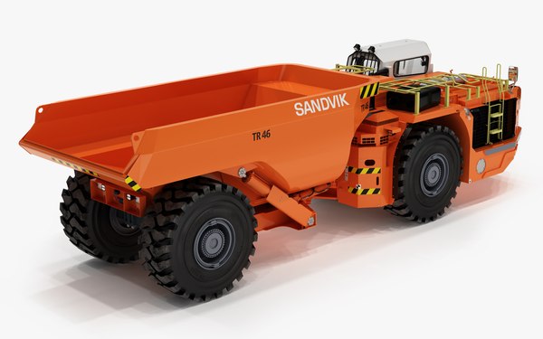 3D модель Sandvik TH545i Подземный самосвал с шарнирно-сочлененной ...