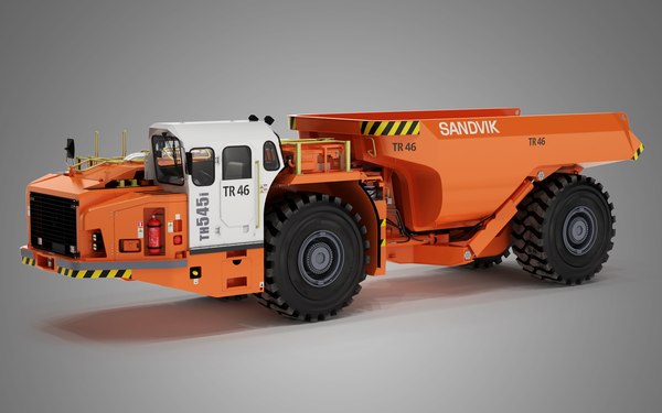 3D модель Sandvik TH545i Подземный самосвал с шарнирно-сочлененной рамой - TurboSquid 1640397