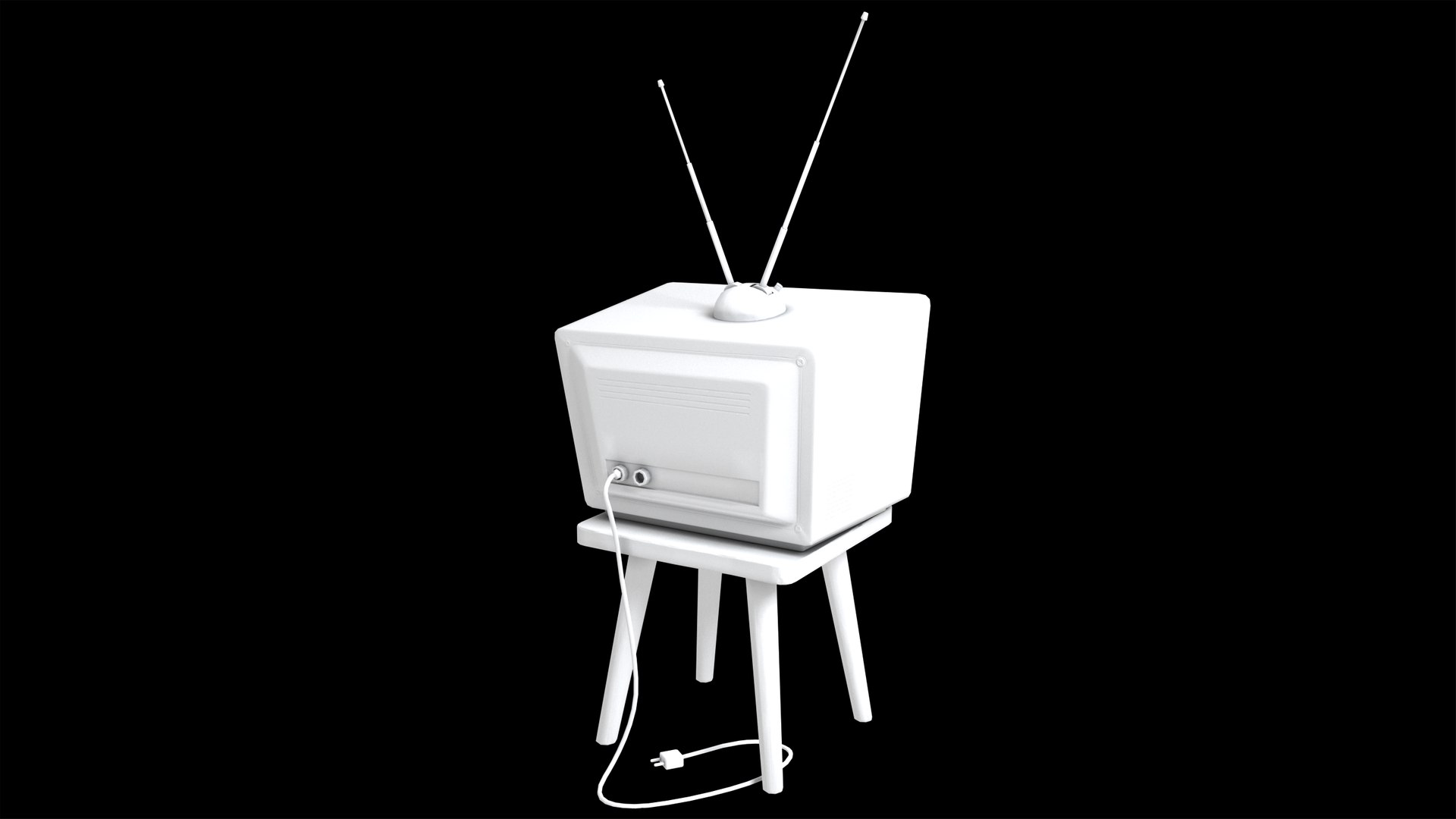 Stylized Retro TV 3D model - TurboSquid 1928870