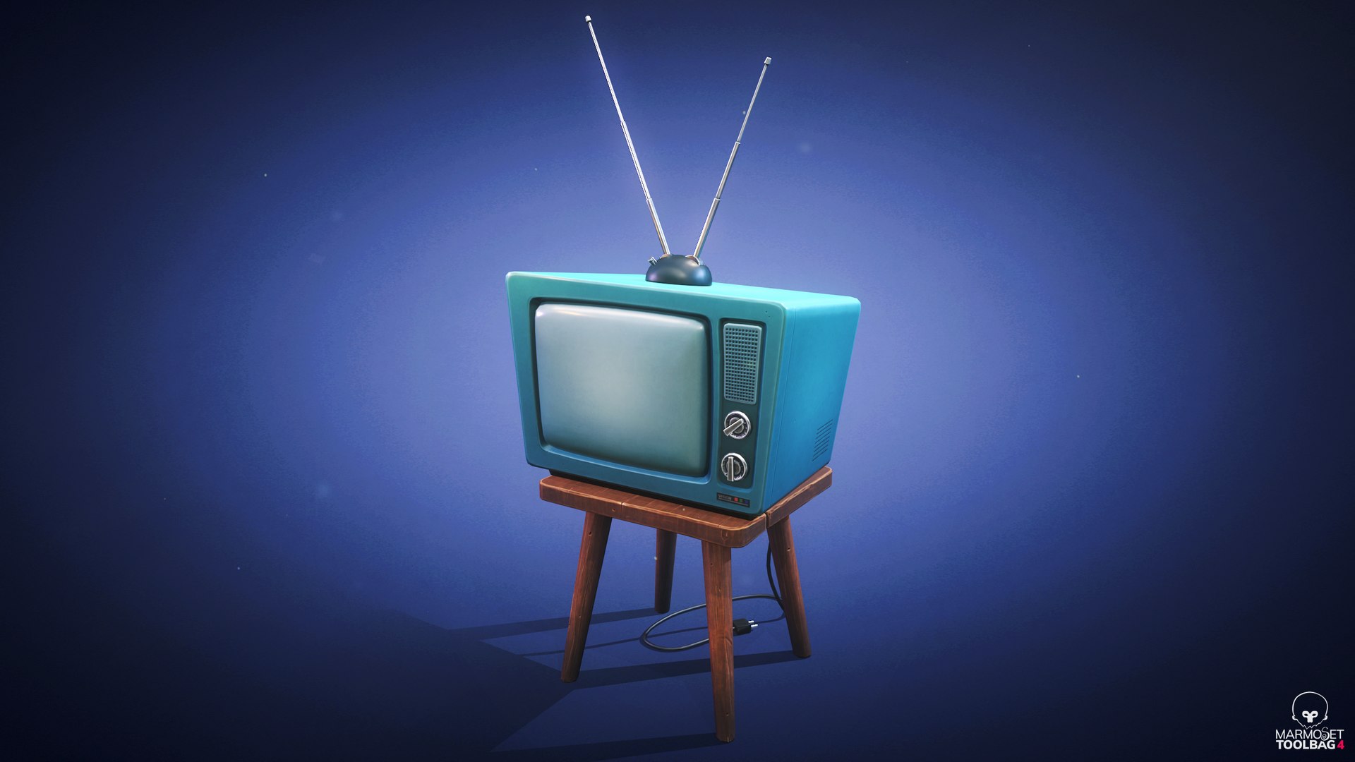 Stylized Retro TV 3D model - TurboSquid 1928870