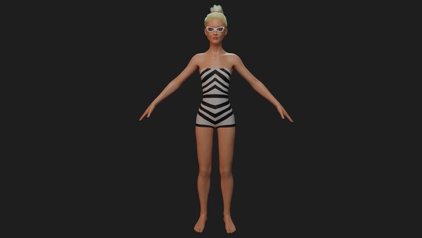 Barbie doll 3d model3Dモデル - TurboSquid 2019094