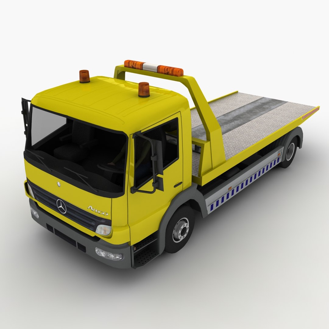 Atego Mercedes Truck 3d Model