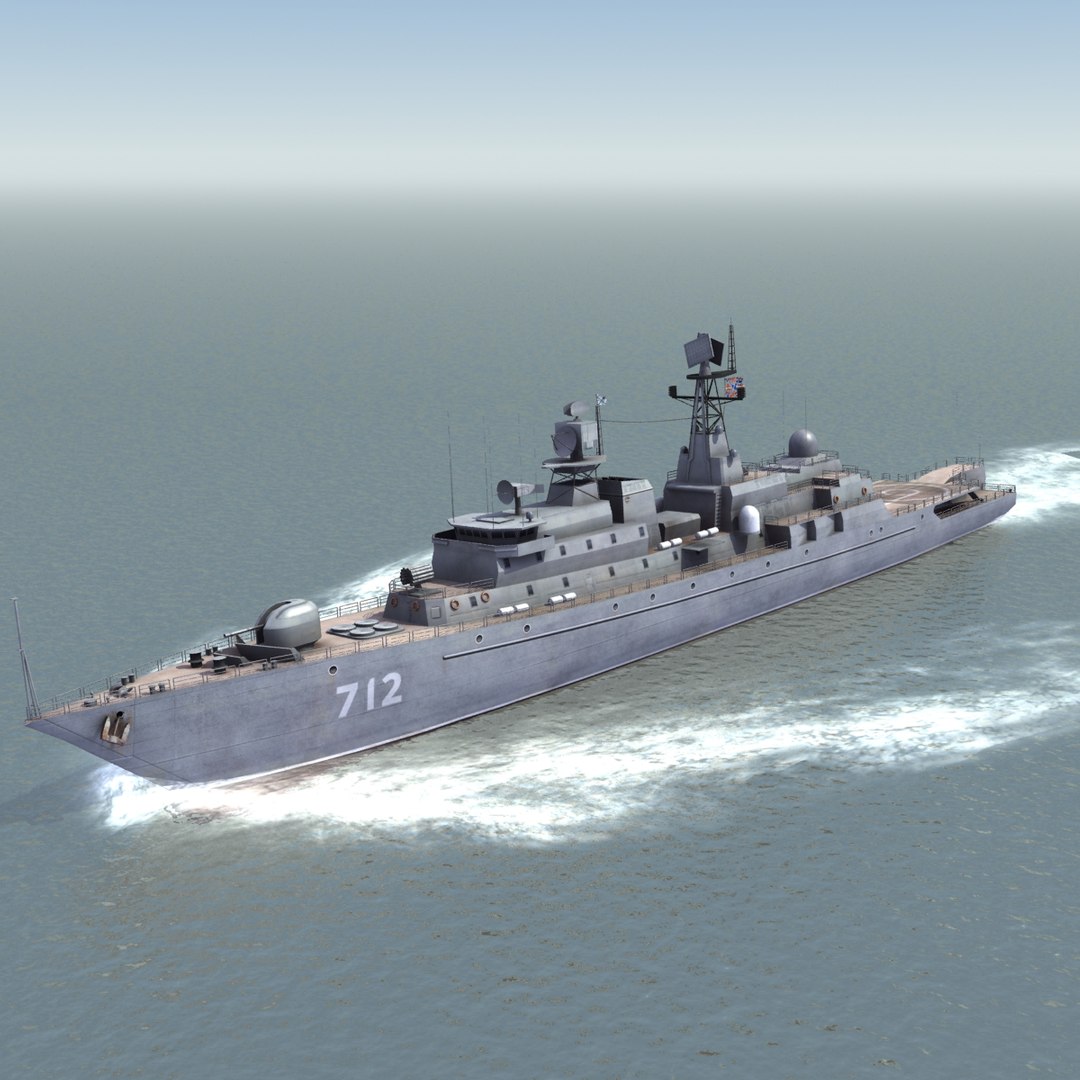 Neustrashimy Frigate 3d 3ds