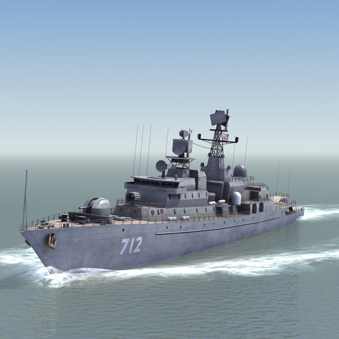 Neustrashimy Frigate 3d 3ds
