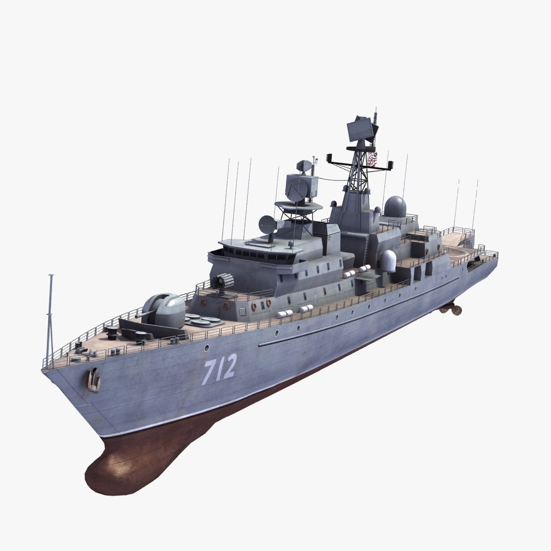 Neustrashimy Frigate 3d 3ds