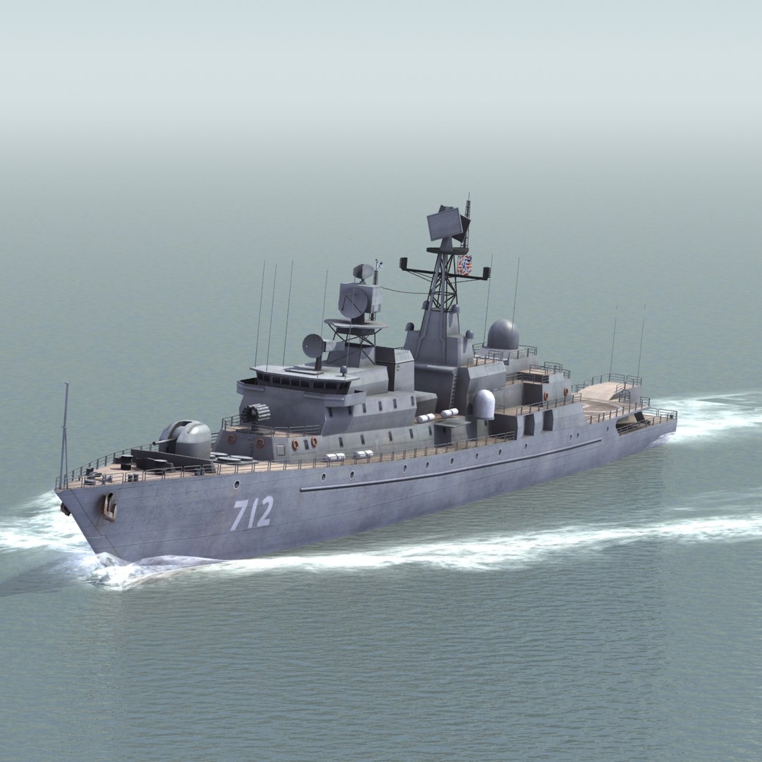 Neustrashimy Frigate 3d 3ds