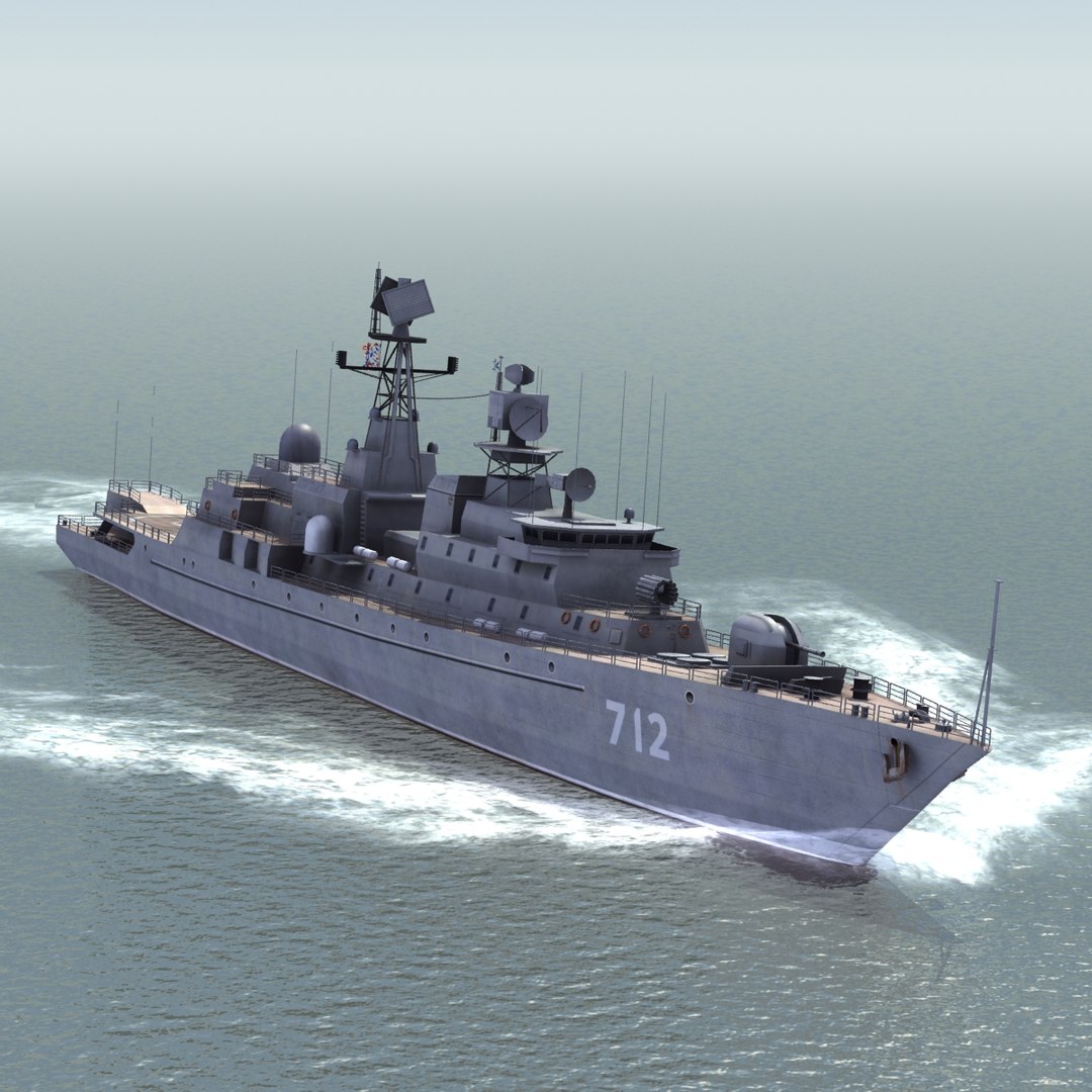 Neustrashimy Frigate 3d 3ds