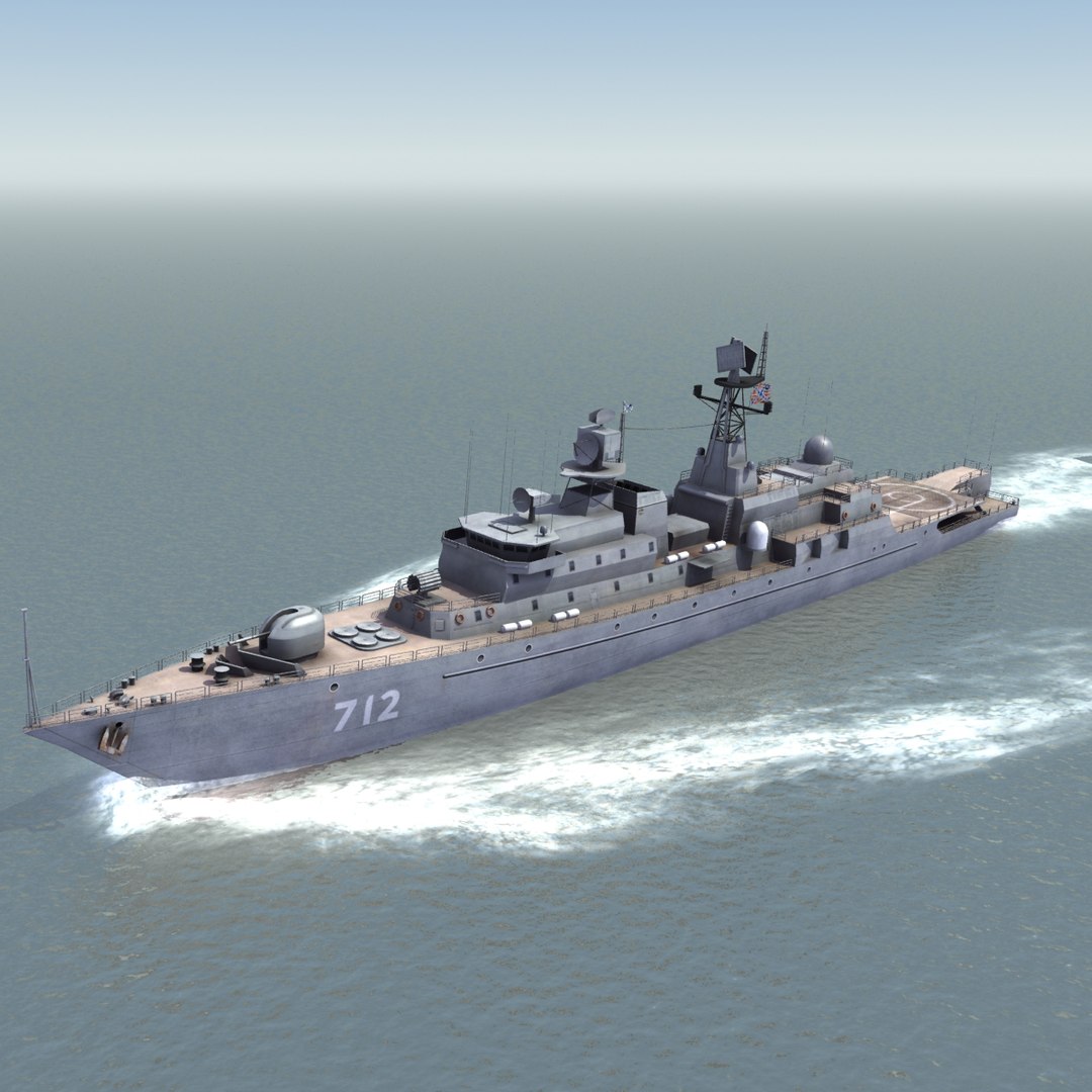 Neustrashimy Frigate 3d 3ds