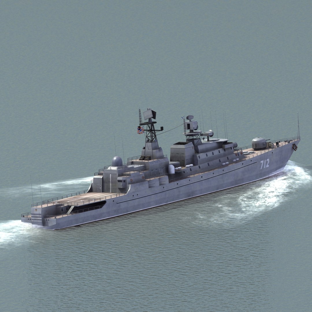 Neustrashimy Frigate 3d 3ds