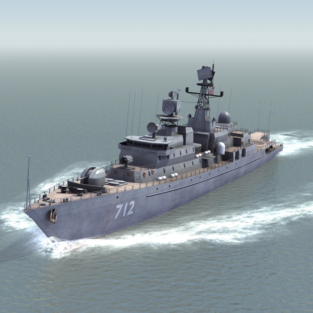 Neustrashimy Frigate 3d 3ds