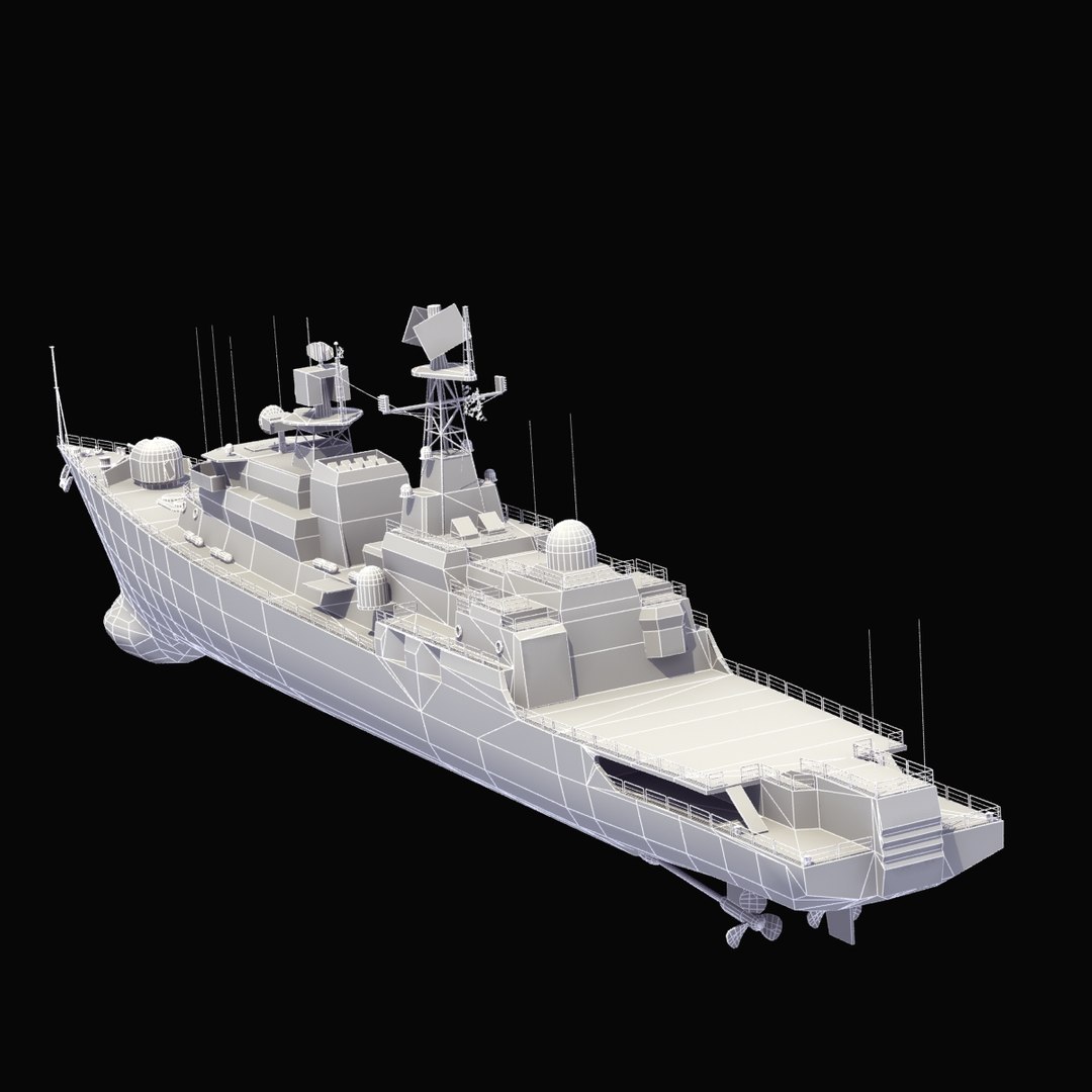 Neustrashimy Frigate 3d 3ds