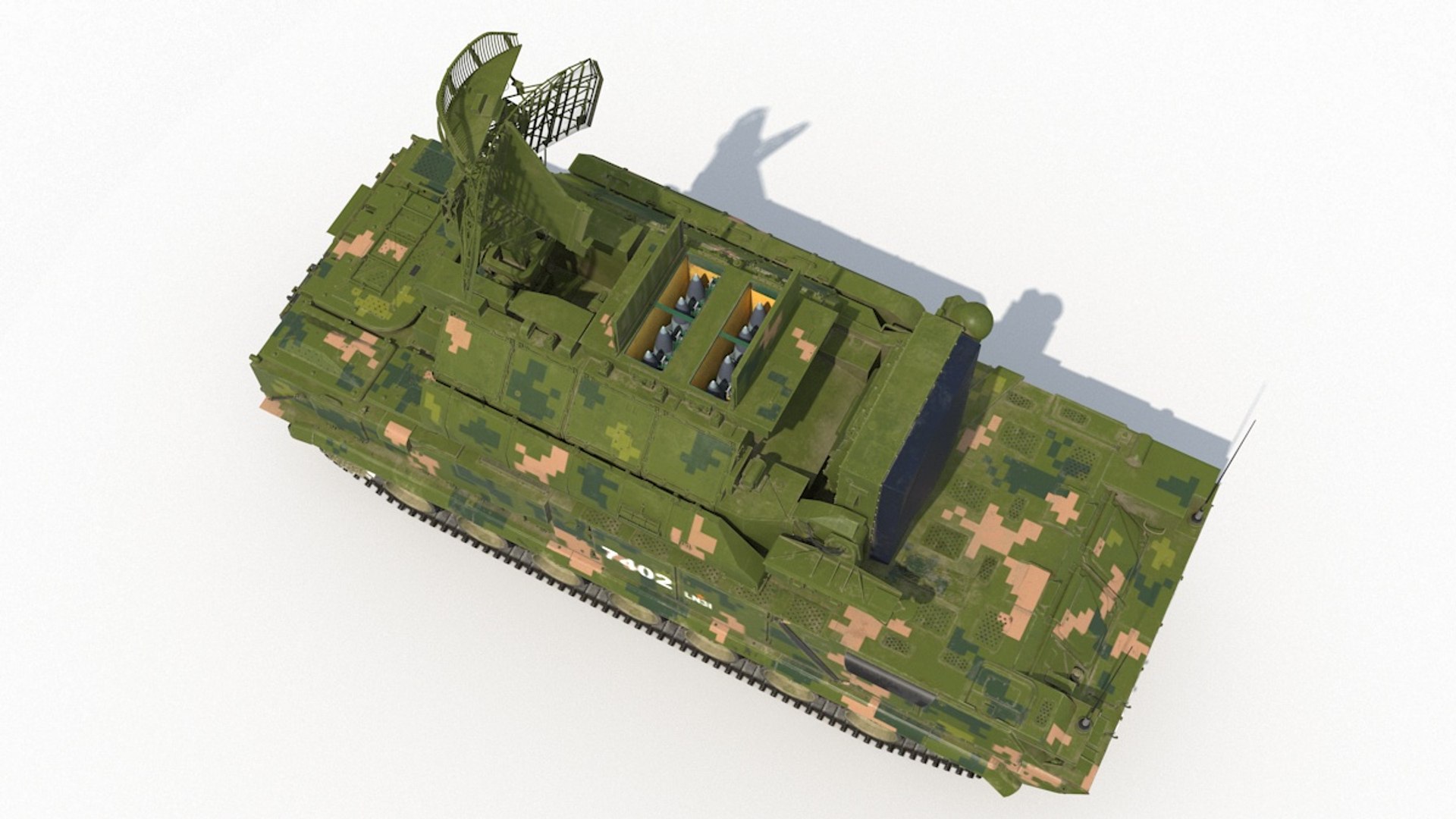 3D Model HQ-17AE Air Defense Missile System - TurboSquid 2411501