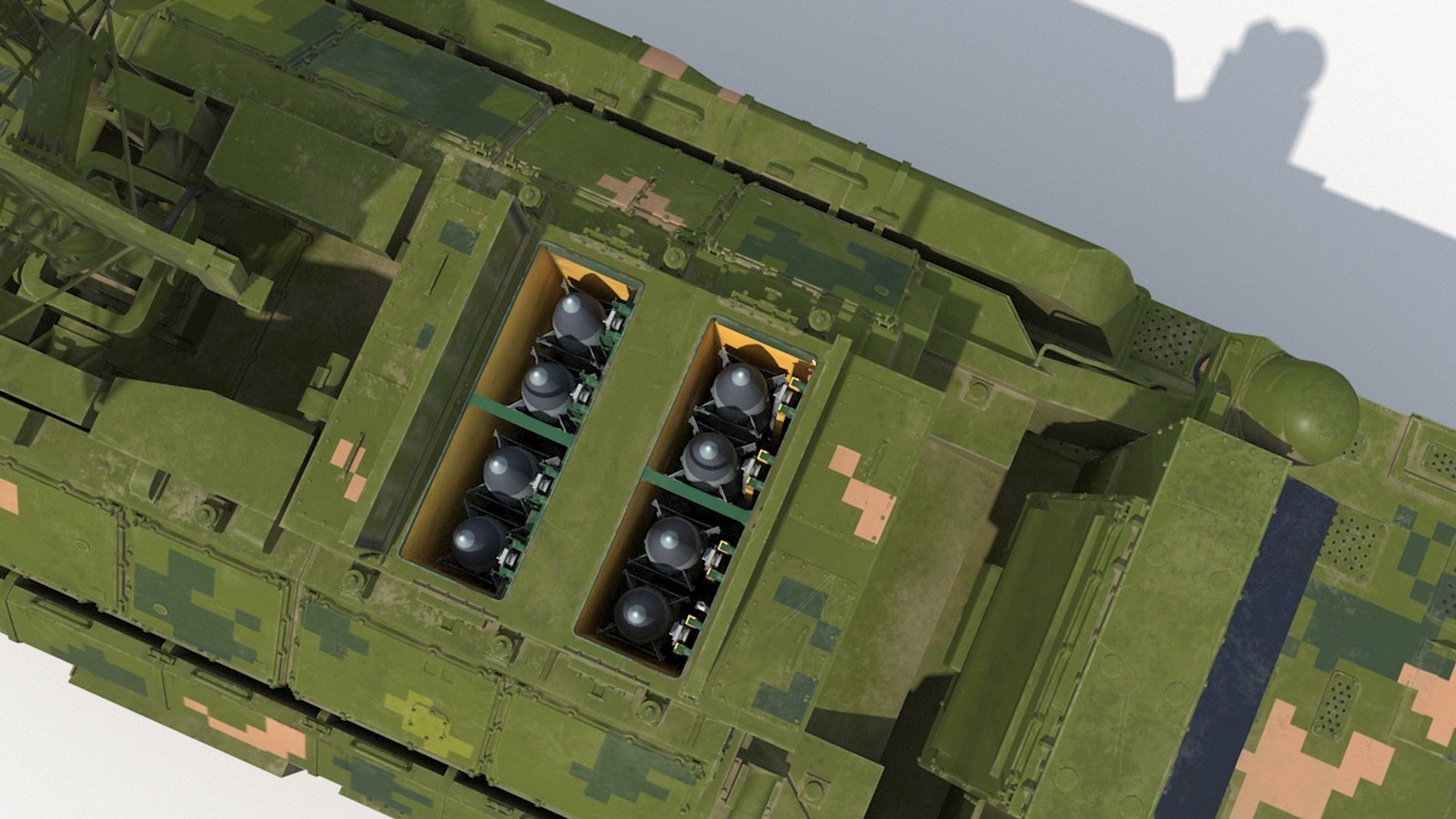 3D Model HQ-17AE Air Defense Missile System - TurboSquid 2411501