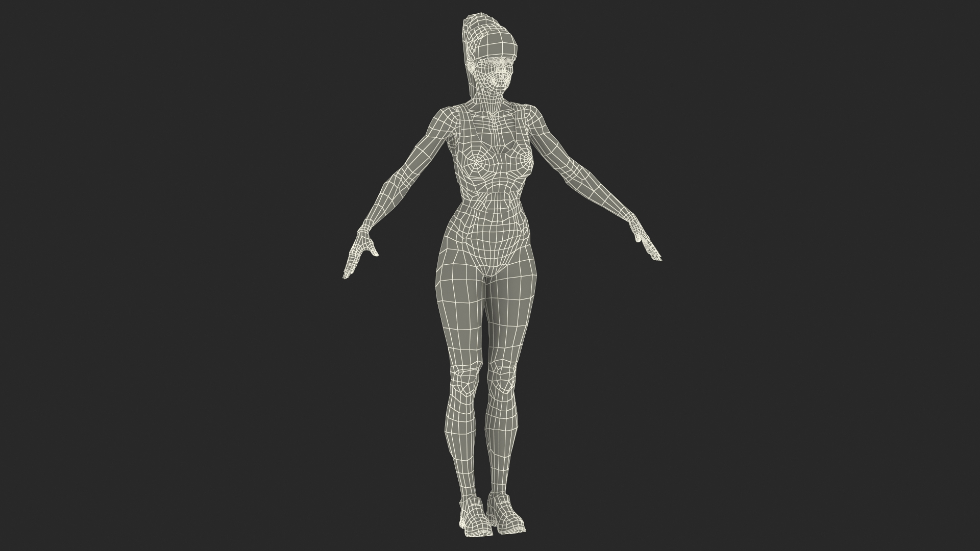 Light skin fitness woman model - TurboSquid 1657984