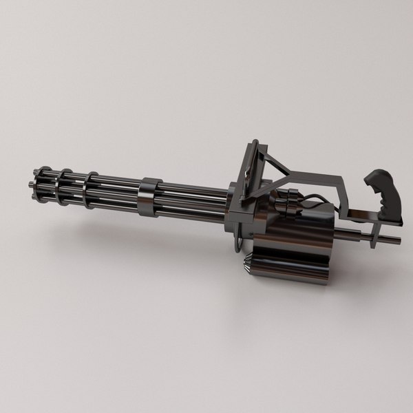 Blender Minigun Models | TurboSquid