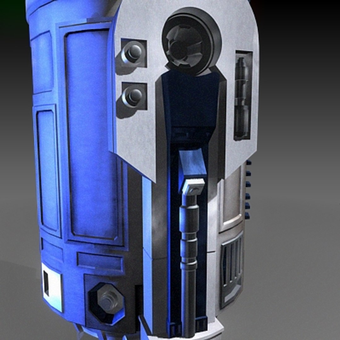 r2-d2 star wars 3d model